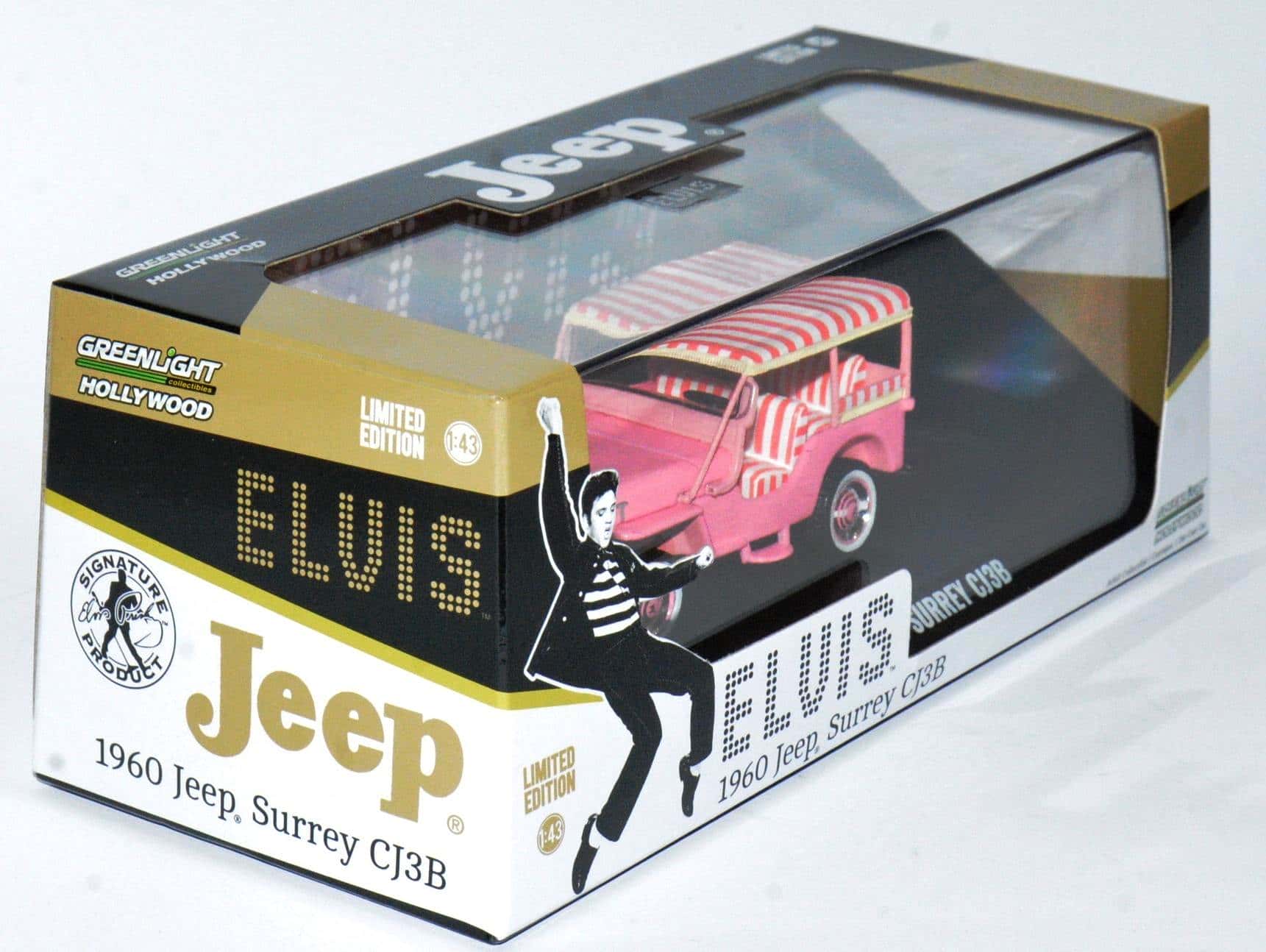 Greenlight Elvis 1960 Jeep Surrey CJ3B 1:43 - Universal Classic Toys