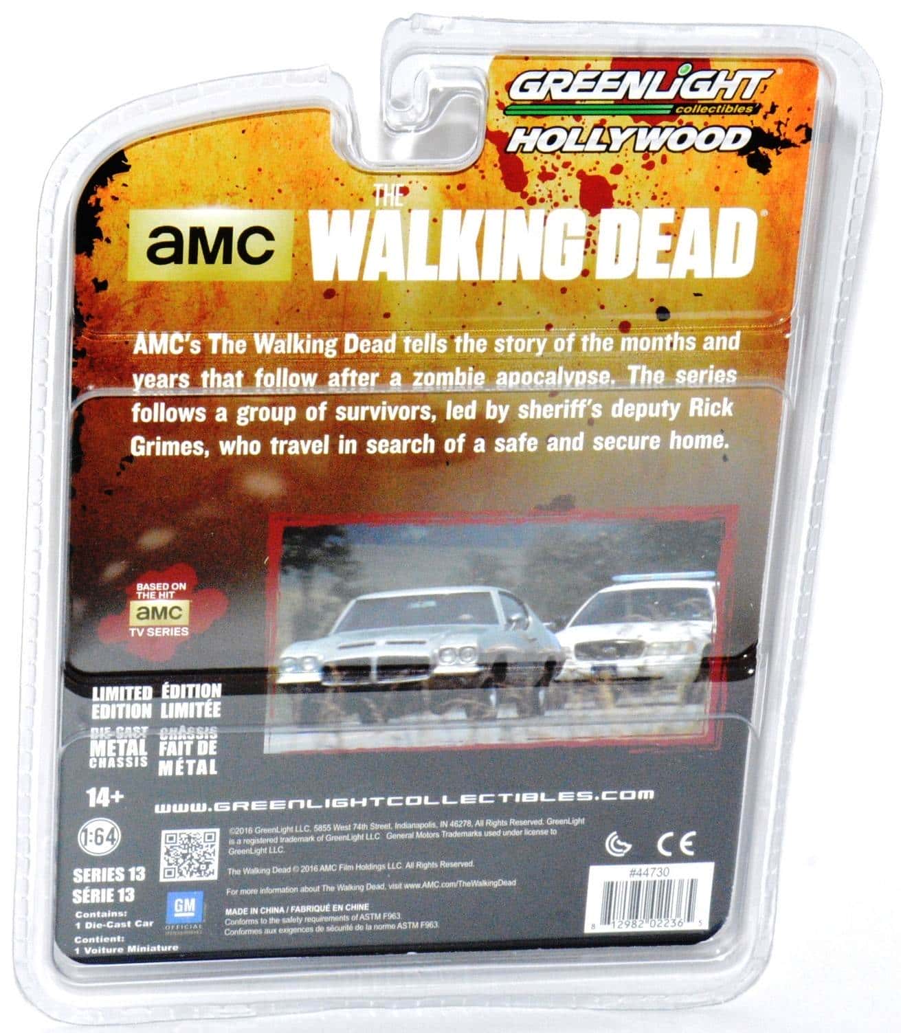 Greenlight Walking Dead AMC 1971 Pontiac GTO Judge - Universal Classic Toys