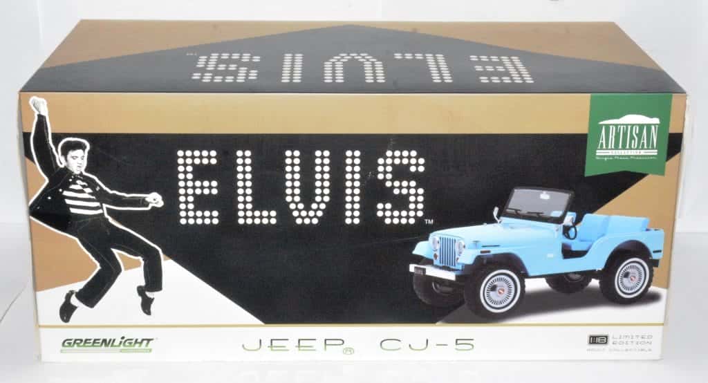 Greenlight Artisan Elvis Jeep CJ-5 1/18 - Universal Classic Toys