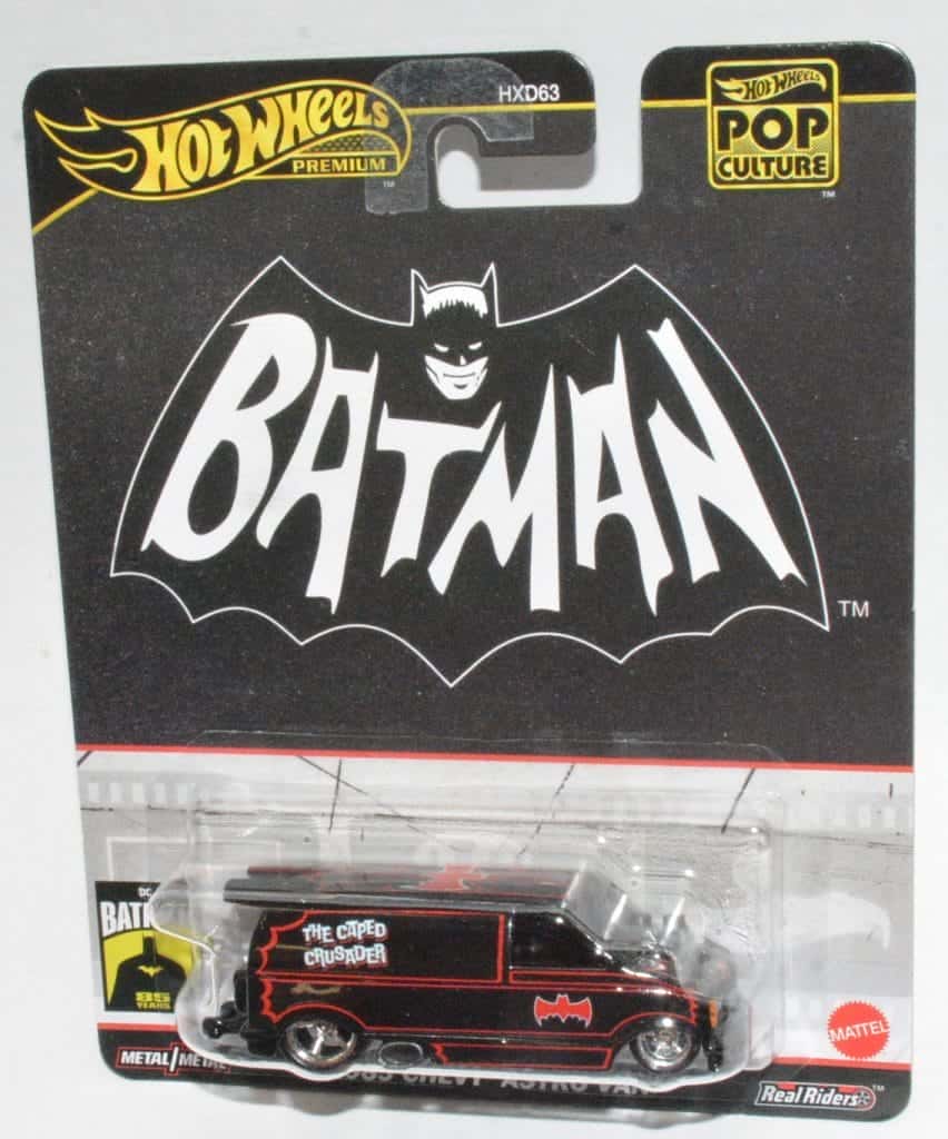 Hot Wheels Premium Pop Culture Batman 1985 Chevy Astro Van - Universal ...